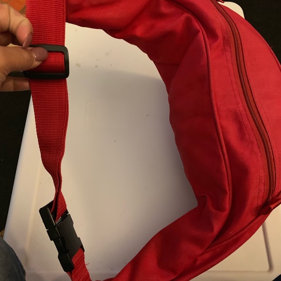 Bags | Vintage Red Sling Fanny Pack | Poshmark